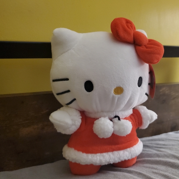 Sanrio | Toys | Hello Kitty Christmas Santa Claus 8 Plush By Sanrio Nwt ...